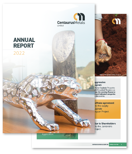 Investor Centre | Centaurus Metals Limited